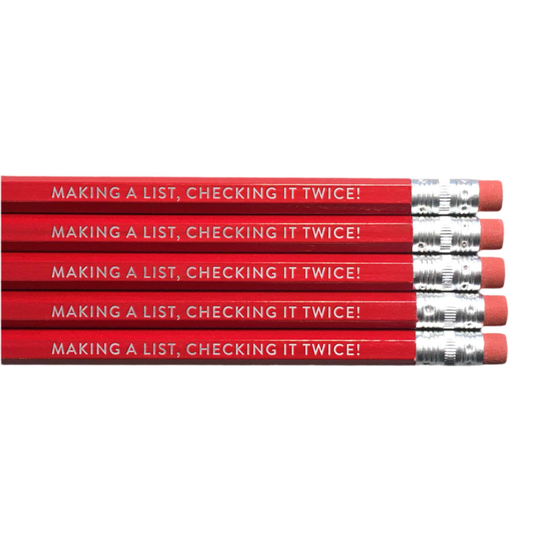Huckleberry Letterpress - Making a List, Checking it Twice! - Pencil P ...